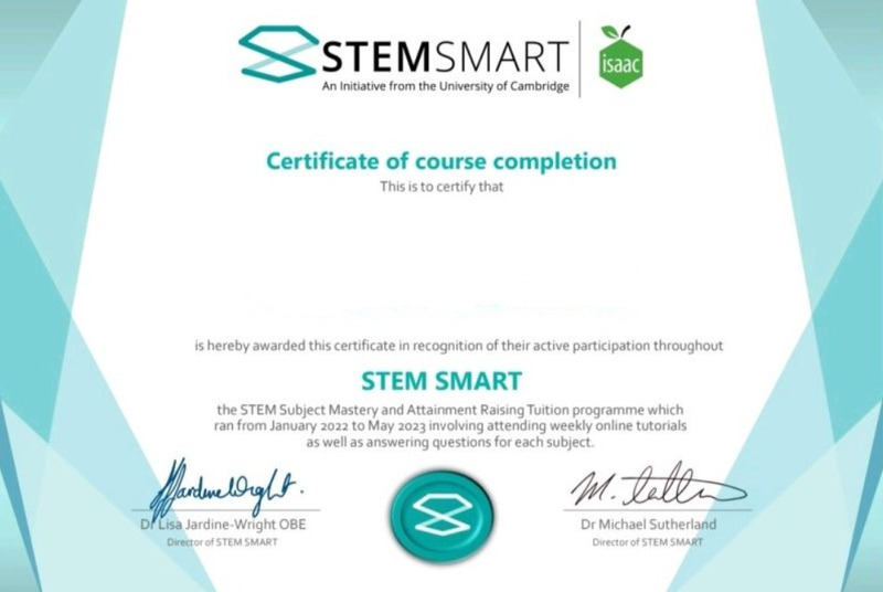 How The Cambridge STEM SMART Programme Helps State-School Students – Student Journals